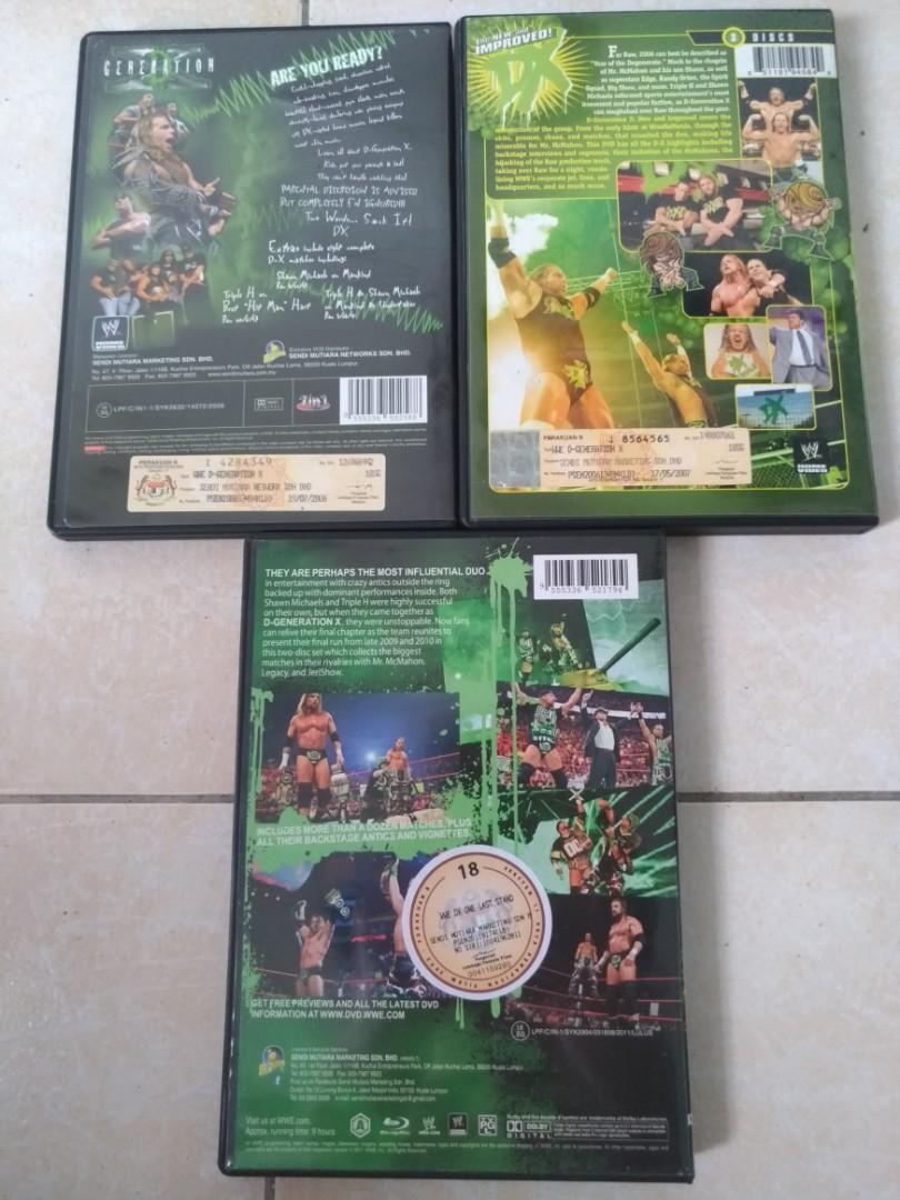 WWE D Generation X complete trilogy, Hobbies & Toys, Music & Media, CDs ...