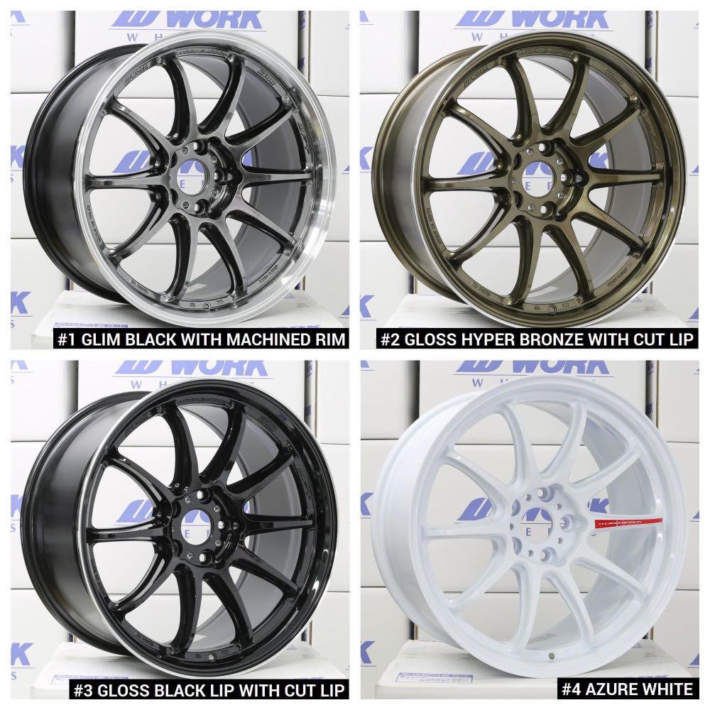 接受預訂- 20年新款 日本WORK ZR10, 汽車配件, 車軚 - Carousell