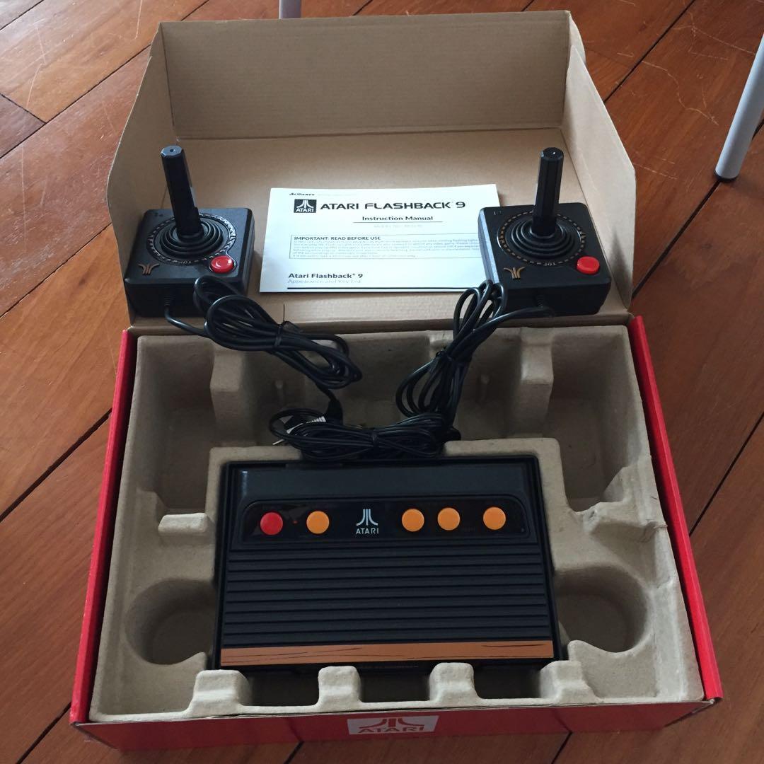 Atari Flashback 9 Retro Game with joysticks, Video Gaming, Video Game ...