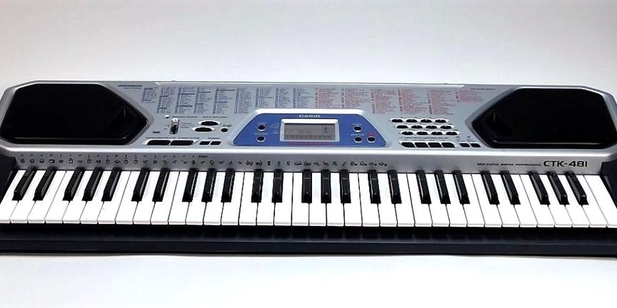 Casio Keyboard - CTK-481, Hobbies & Toys, Music & Media, Musical ...