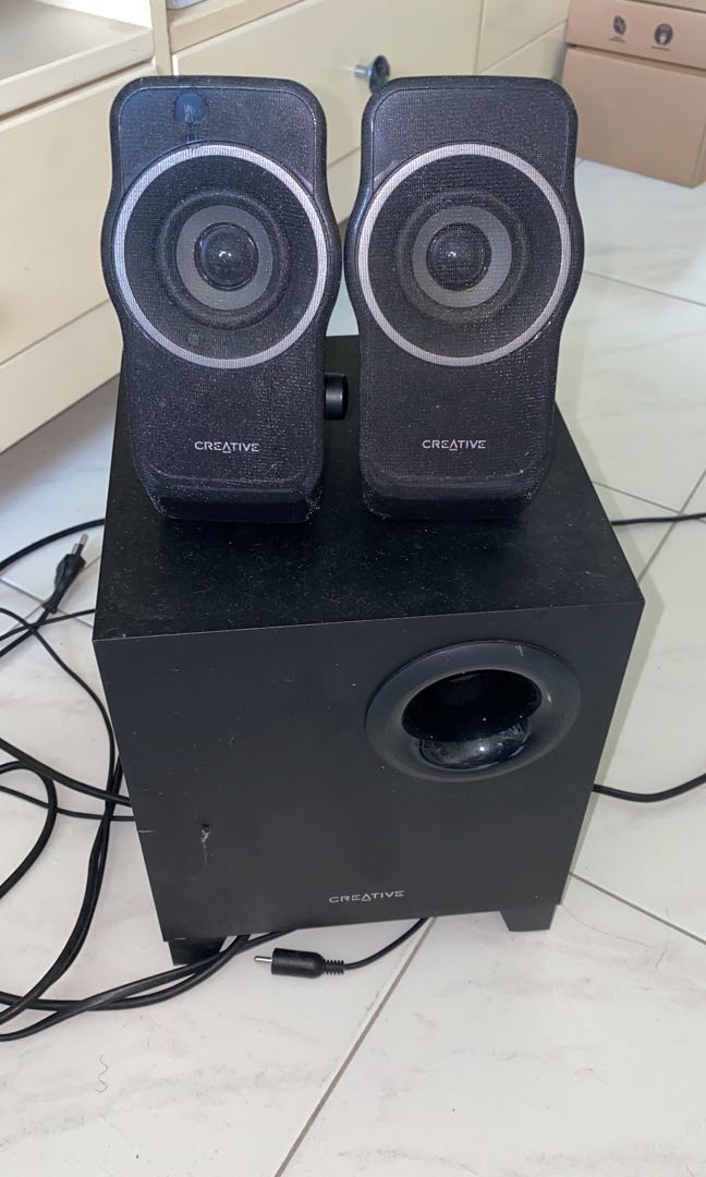Creative A320 Speakers (with base), TV & Home Appliances, TV ...