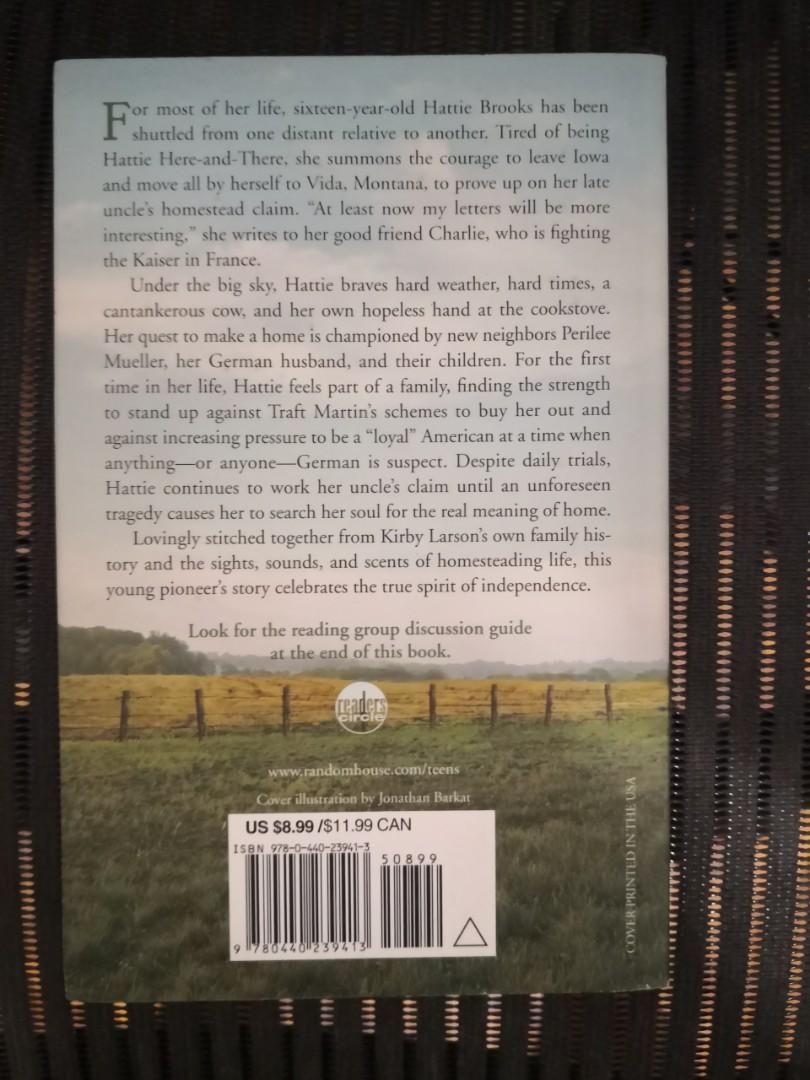 HATTIE BIG SKY BY KIRBY LARSON, Hobbies & Toys, Books & Magazines ...