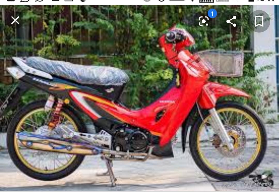 Honda Wave S Decal, Motorcycles, Motorcycle Accessories on Carousell
