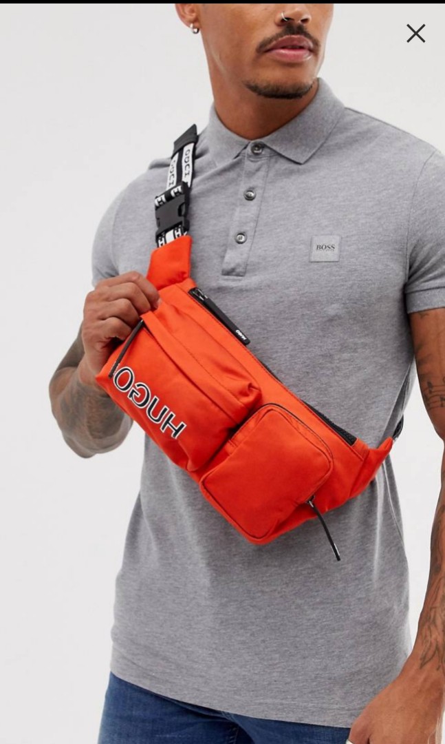 Hugo cross bum body bag, Men's Fashion, Bags, Sling Bags on Carousell