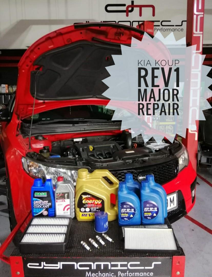 KIA Koup/Forte/Rio/K3: REV1 x4 Times Service Package Membership, Car ...