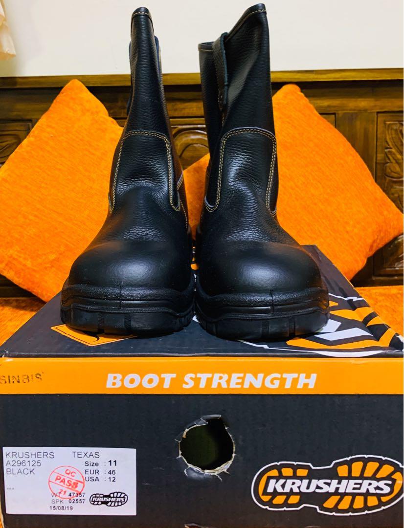 KRUSHERS SAFETY SHOE/BOOTS, Women's Fashion, Footwear, Boots on Carousell