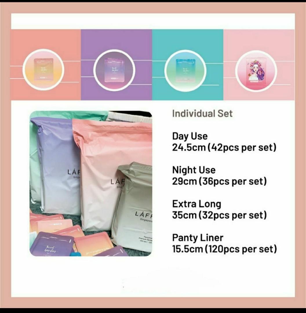 Lafre Sanitary Pads (Panty Liners) (120 Pieces), Furniture & Home ...