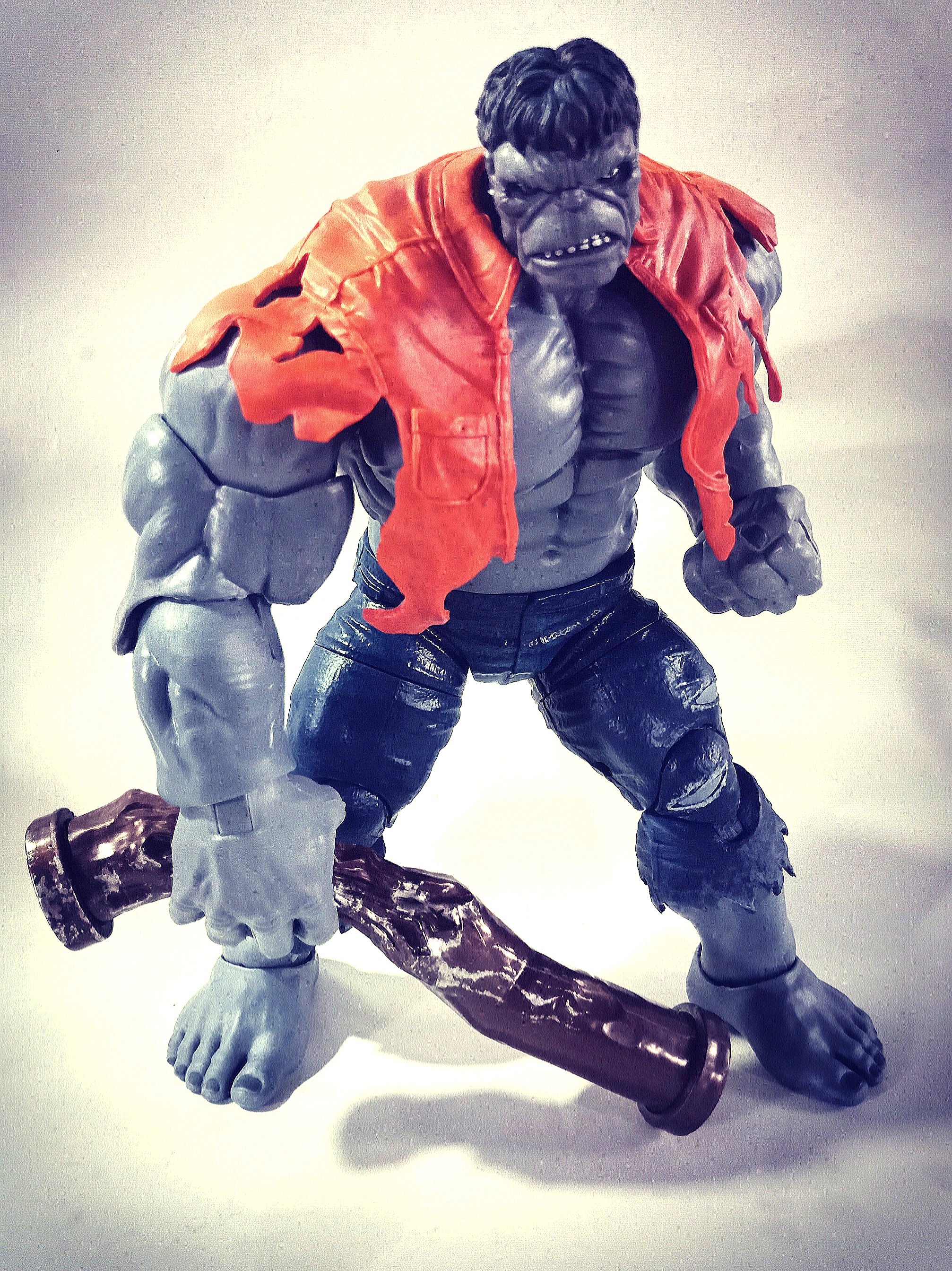 Marvel legends exclusive classic grey hulk action figure, Hobbies ...