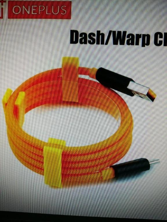 OnePlus warp charge dash charge vocc USB charge cable, Mobile Phones ...