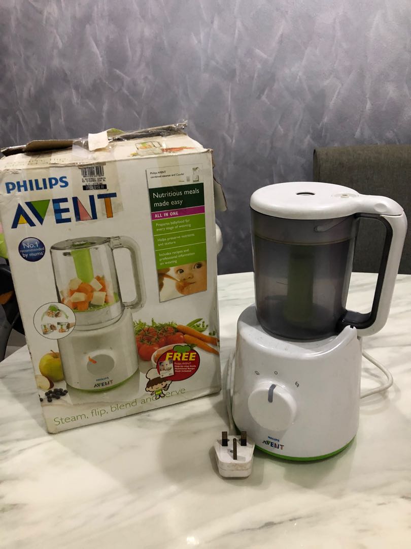 Philips avent 2 in-1 food processor (preloved), Babies & Kids, Nursing ...
