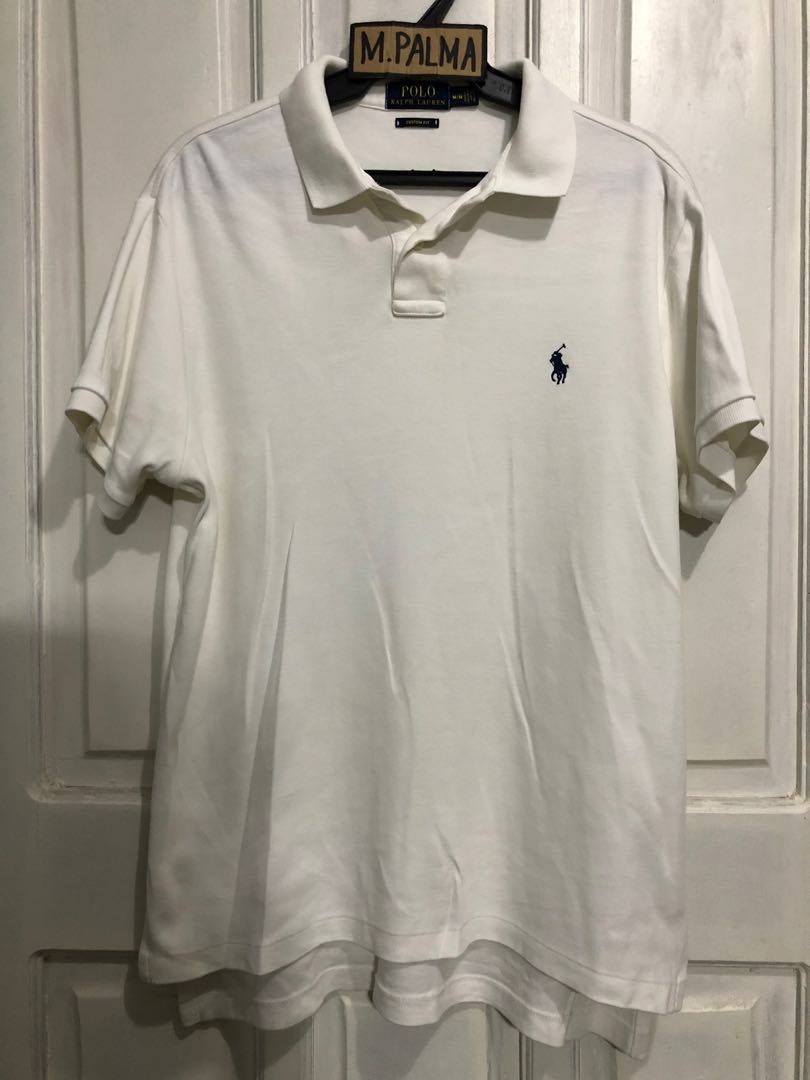 Polo ralph lauren polo shirt sz medium W-22 L-26 1/2 as new, Men's Fashion, Tops & Sets, Tshirts ...