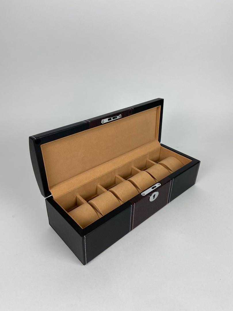 RMW RICHMAN WATCH BOX FOR 6 WATCHES (HIGH QUALITY TIMBER, GLOSSY ...