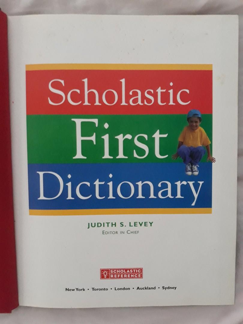 Scholastic - First Dictionary, Hobbies & Toys, Books & Magazines ...