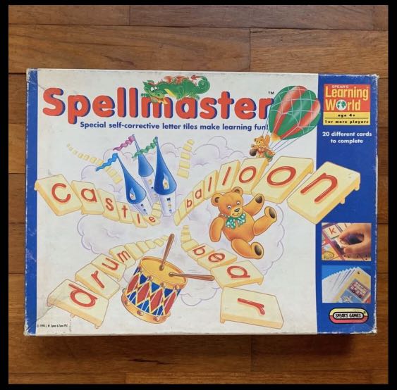 Spellmaster spelling board game, Hobbies & Toys, Toys & Games on Carousell