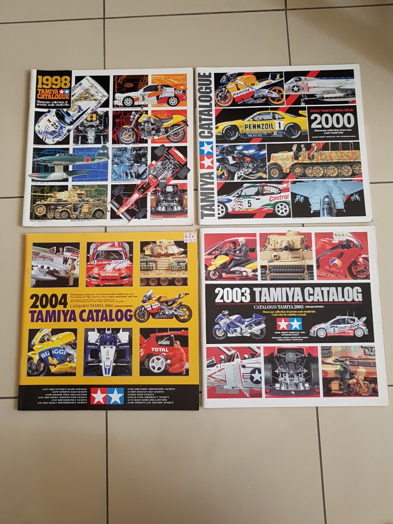 Tamiya Catalogue 1998 2000 2003 2004, Hobbies & Toys, Toys & Games on Carousell
