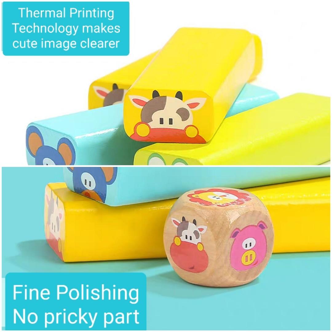 [SG] Clearance Sale - TOPBRIGHT Animal Jenga Game Wooden Blocks ...