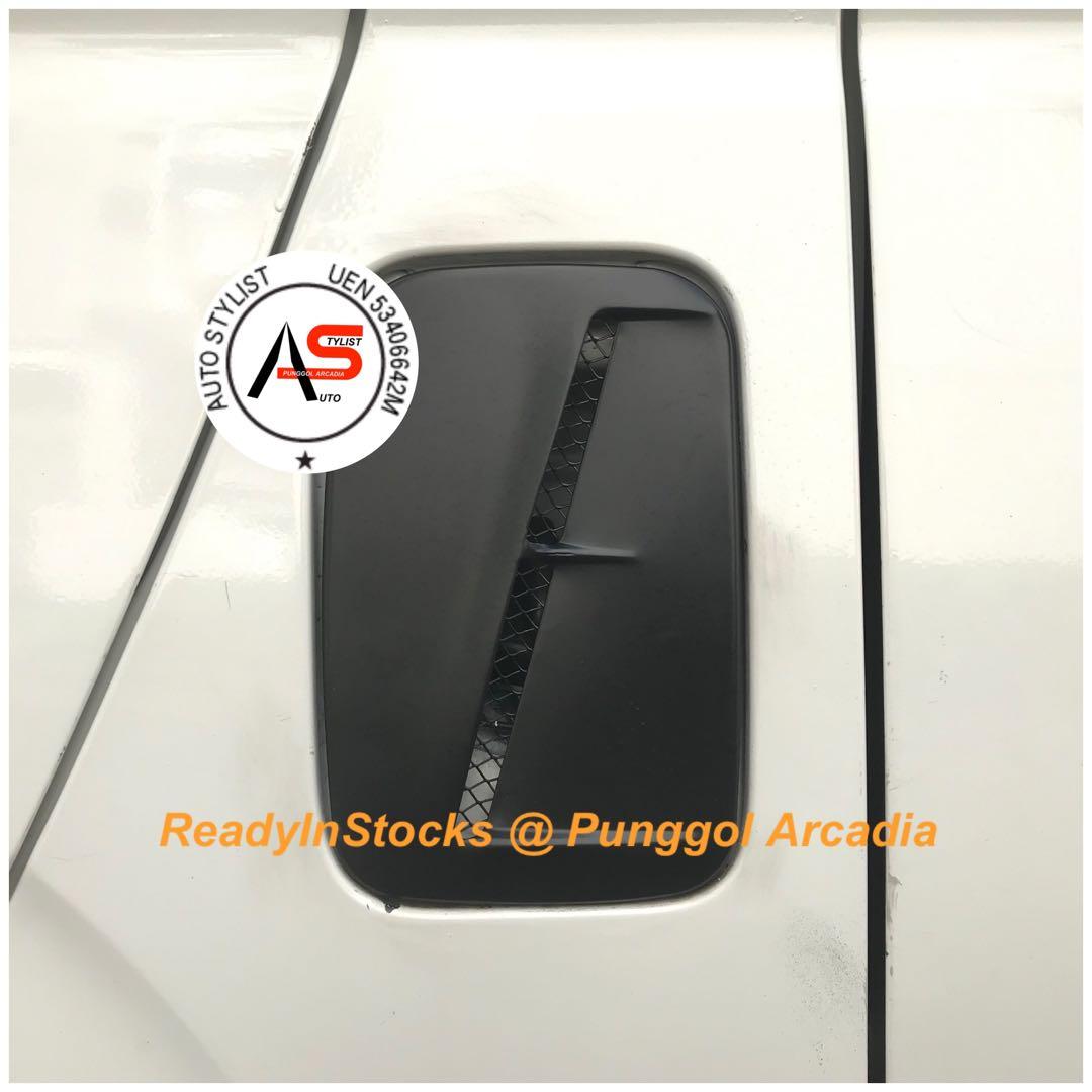 Toyota Hiace Accessories - Parts 3D BLACK Fuel Tank Cover With Mesh ...