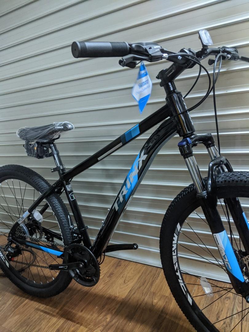 Trinx M136 Mountain Bike 27.5" Black Blue Grey (M size), Sports ...