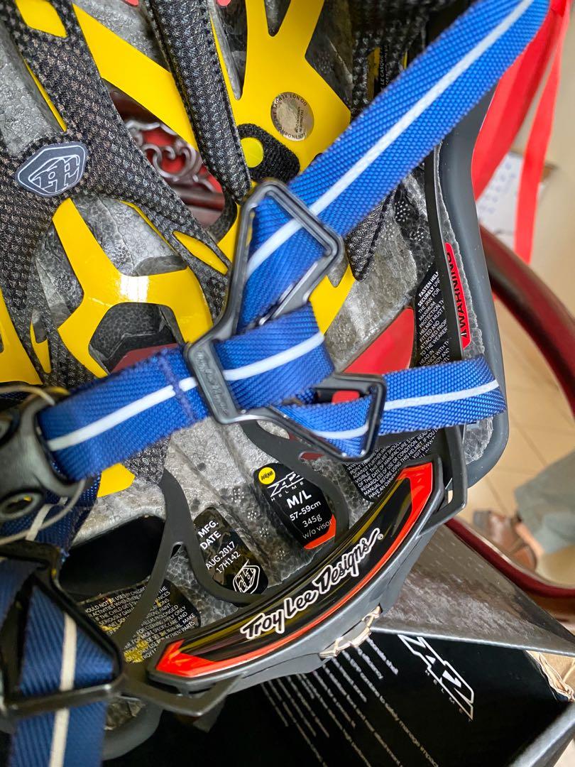 Troy Lee Design (TLD) A2 helmet - starburst blue, Sports Equipment ...