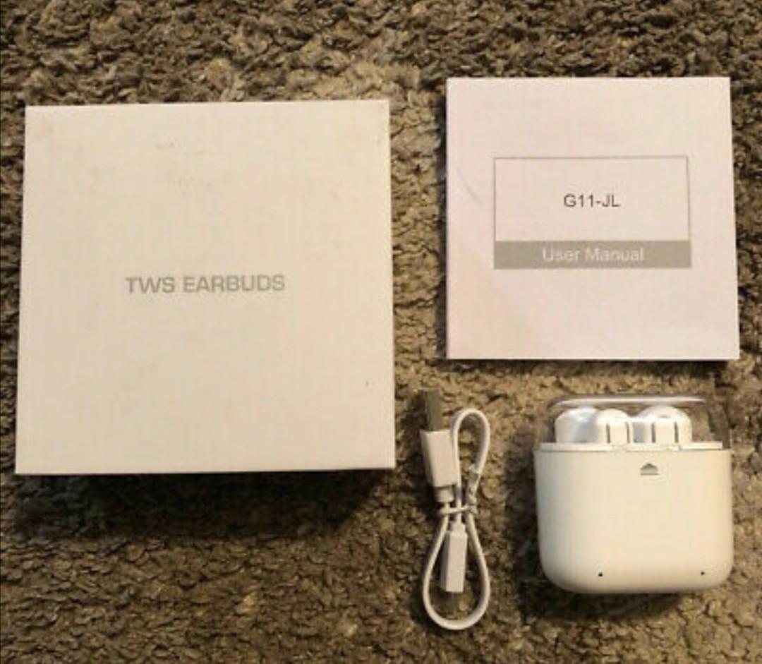 Tws G11-jl Bluetooth Wireless Earbuds - White (M7289), Audio, Earphones ...