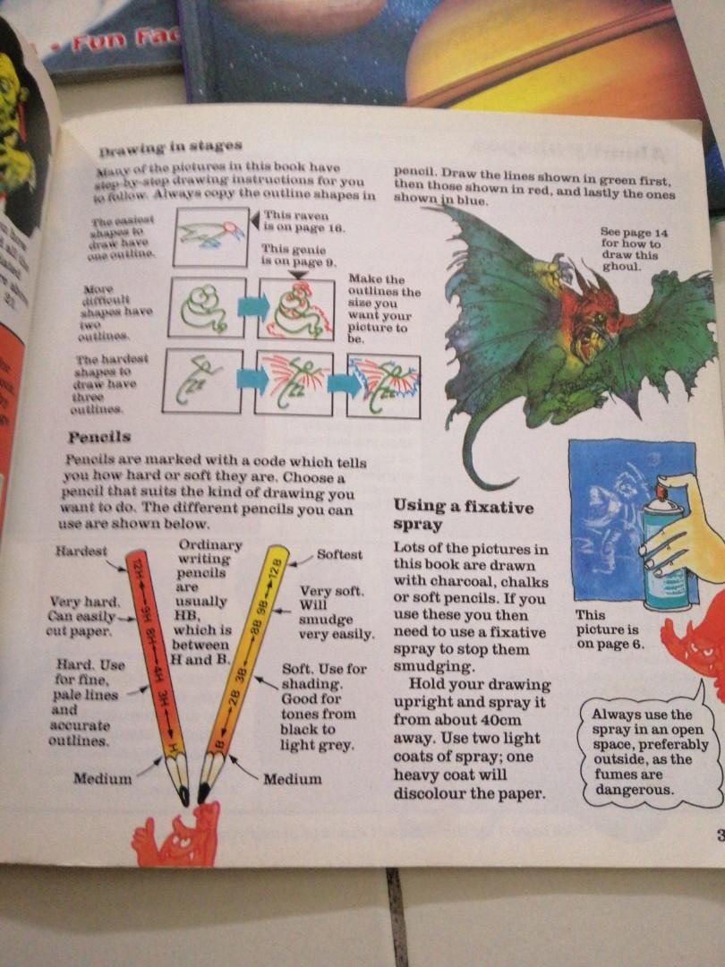 Usborne how to draw ghost vampire Haunted House book, Hobbies & Toys ...