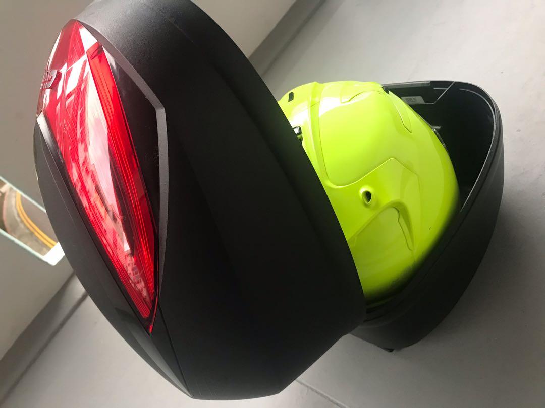 Yamaha Spark LC135 rack and box, Motorcycles, Motorcycle Accessories on ...