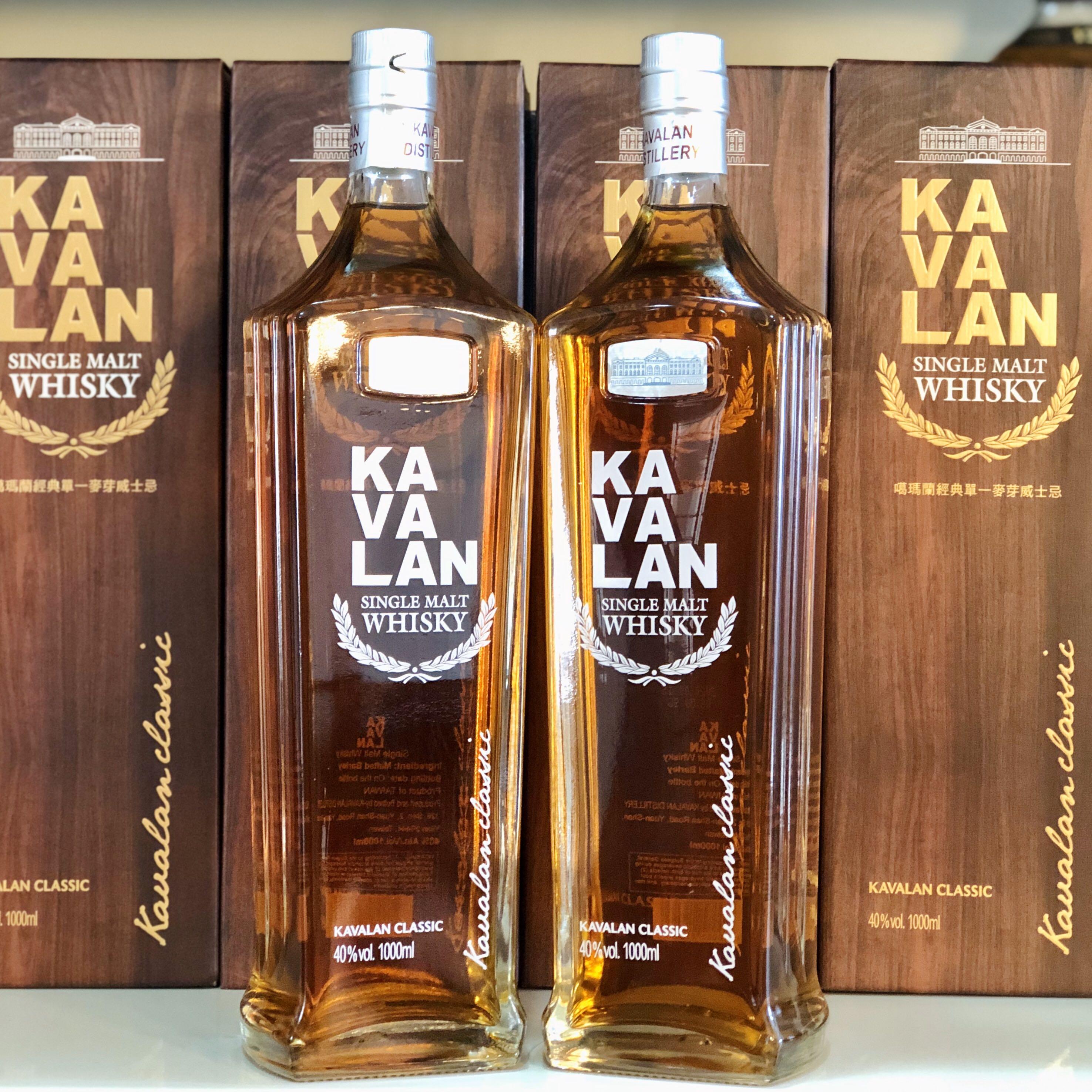 1L Kavalan Single Malt Whisky Classic 1000ml with Box, Food & Drinks ...