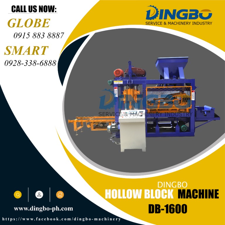 DB-1600 hollow block machine interblock brick making machine ...