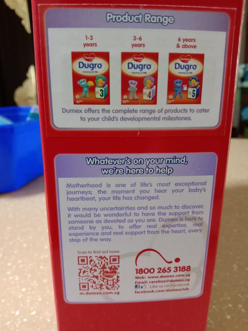 Dumex Dugro Step 4 milk powder, Babies & Kids, Nursing & Feeding ...