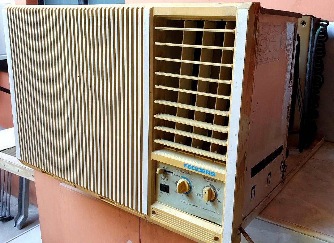 Fedders 2hp window type aircon, TV & Home Appliances, Air Conditioning ...