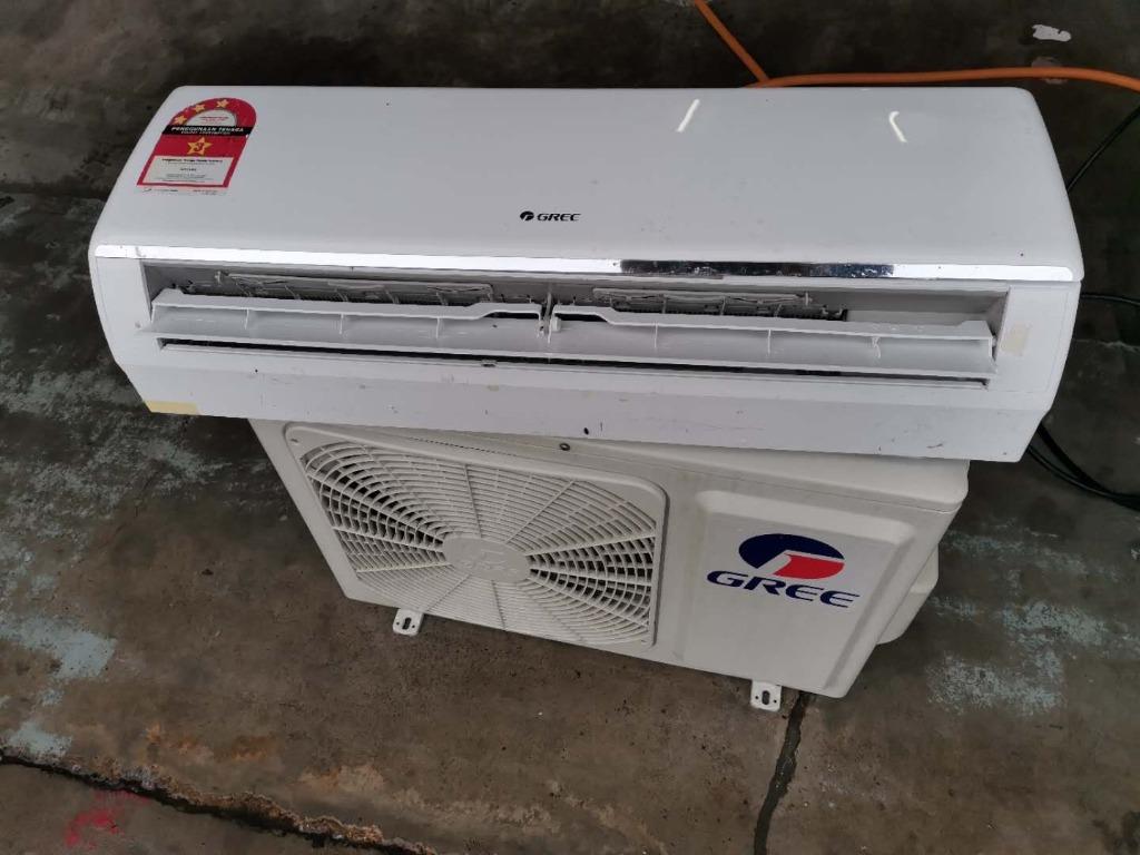 Gree 1.5HP Wall Type Second Hand Aircond, Health & Nutrition, Assistive & Rehabilatory Aids ...