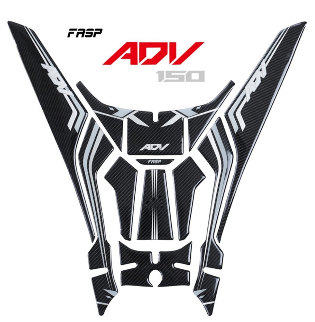 Honda ADV 50 Tank pad, Motorcycles, Motorcycle Accessories on Carousell