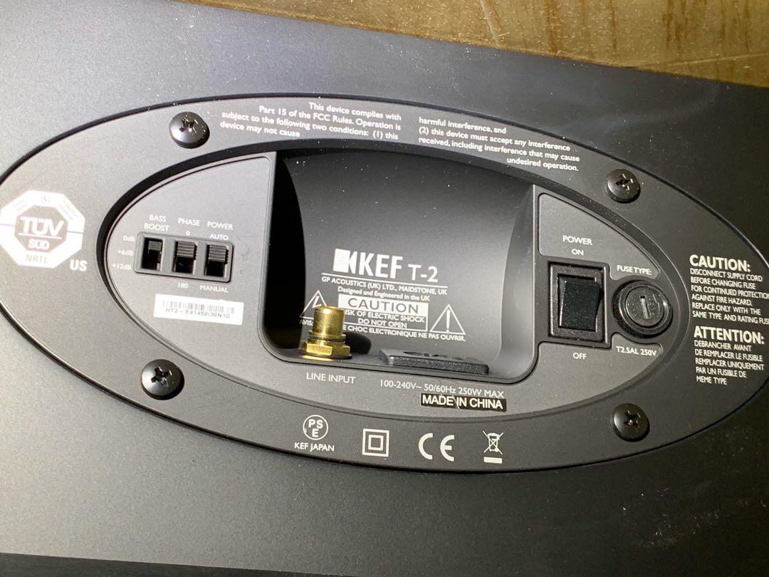KEF T-2 Subwoofer, Electronics, Audio on Carousell