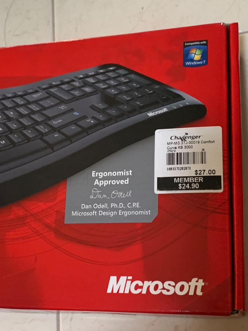 Microsoft keyboard, Computers & Tech, Parts & Accessories, Computer ...