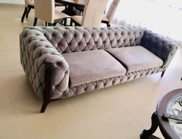 Modern Design Chesterfield Sofa, Furniture & Home Living, Furniture ...