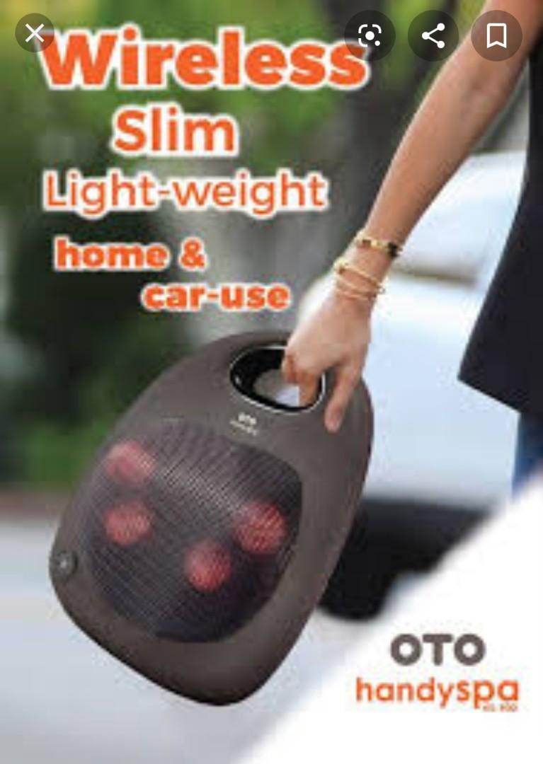 Oto wireless handy spa, Health & Nutrition, Massage Devices on Carousell