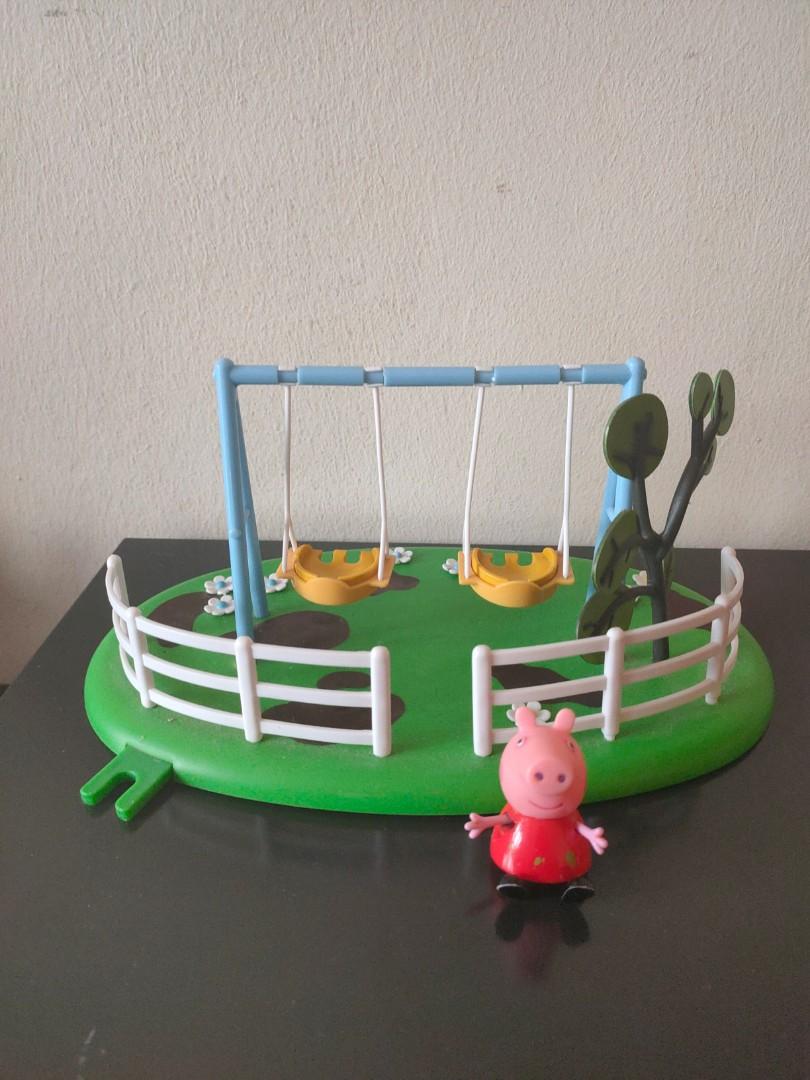 Peppa pig swing set, Toys & Games, Bricks & Figurines on Carousell