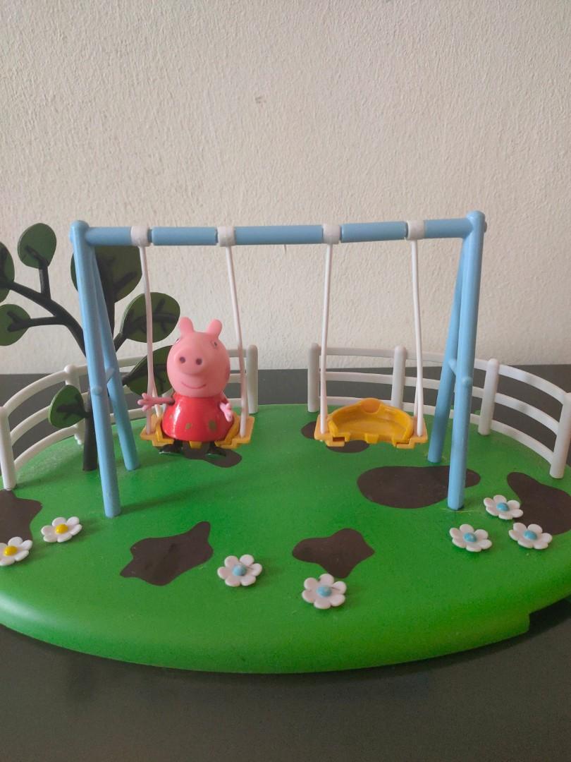 Peppa pig swing set, Toys & Games, Bricks & Figurines on Carousell