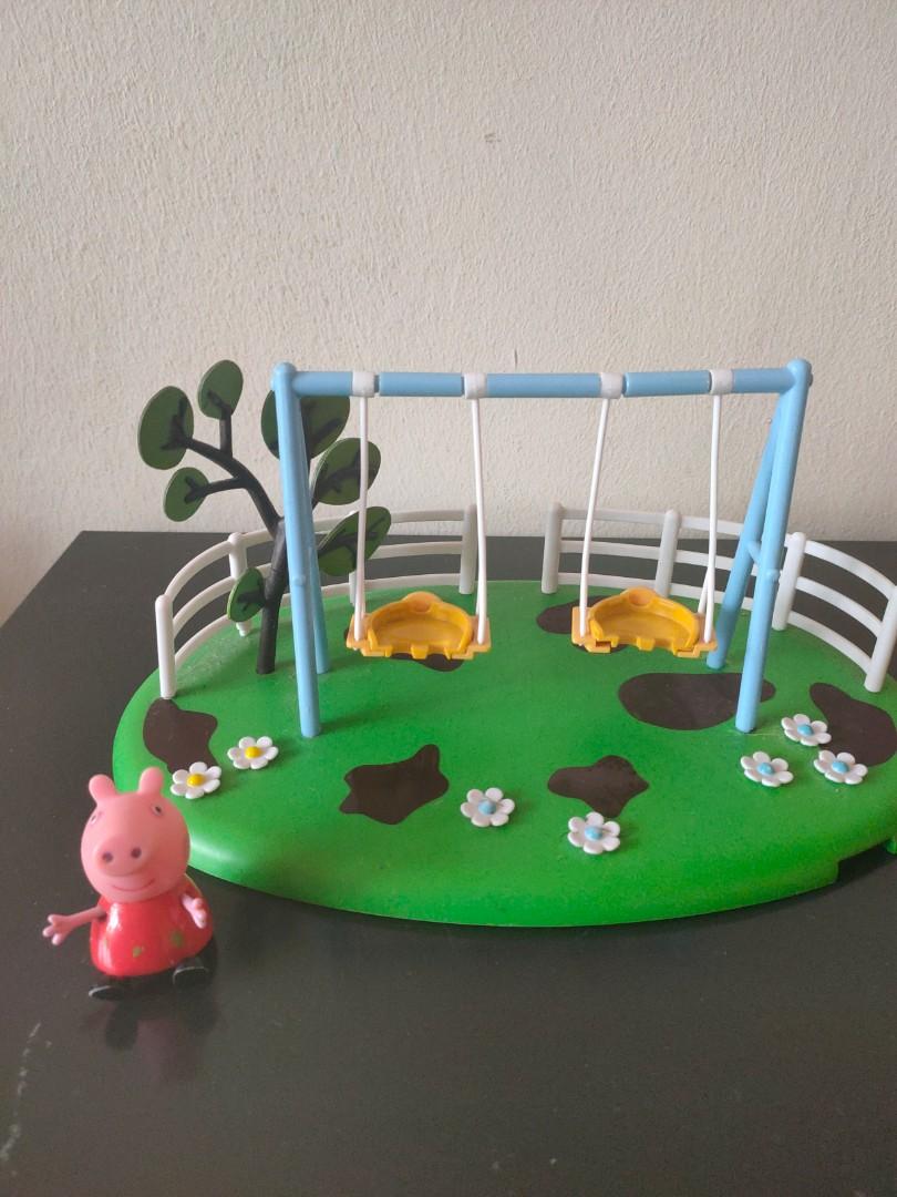 Peppa pig swing set, Toys & Games, Bricks & Figurines on Carousell