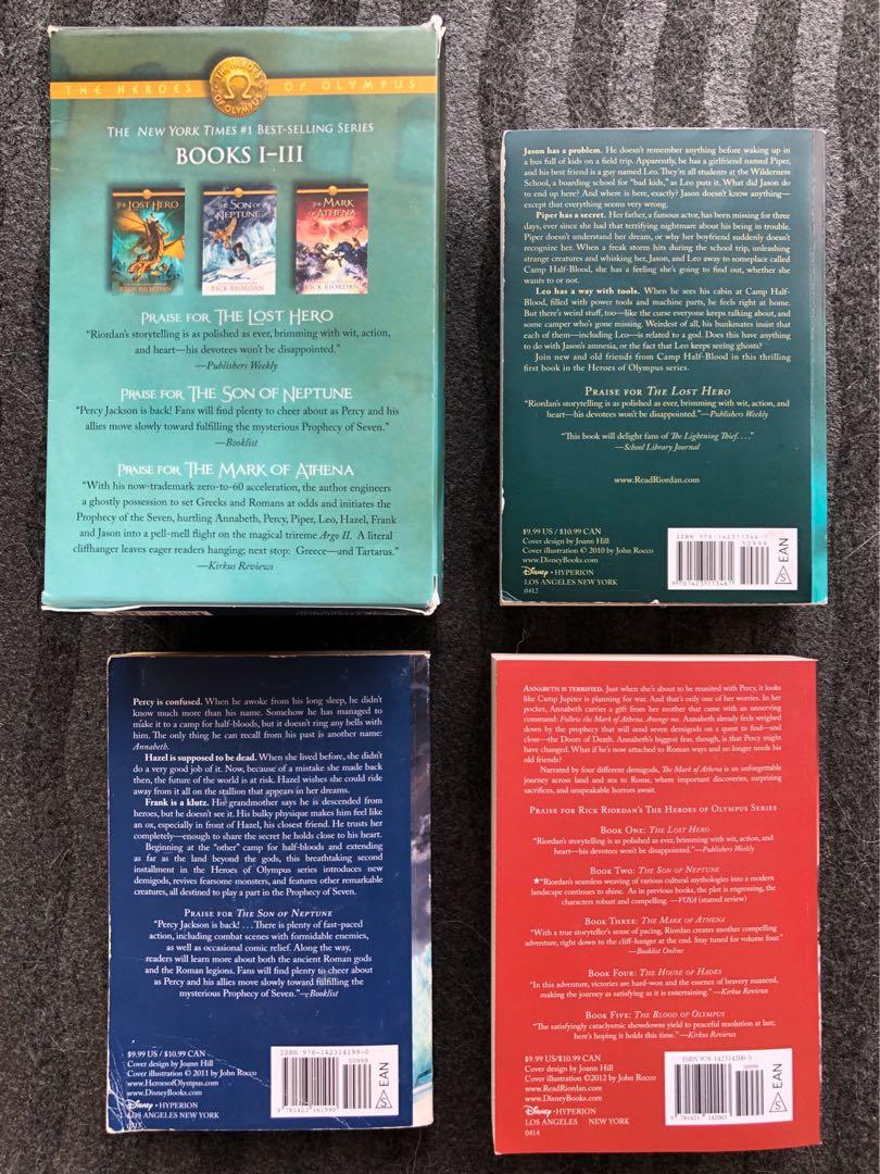 Rick Riordan Heroes of Olympus Box Set, Hobbies & Toys, Books ...