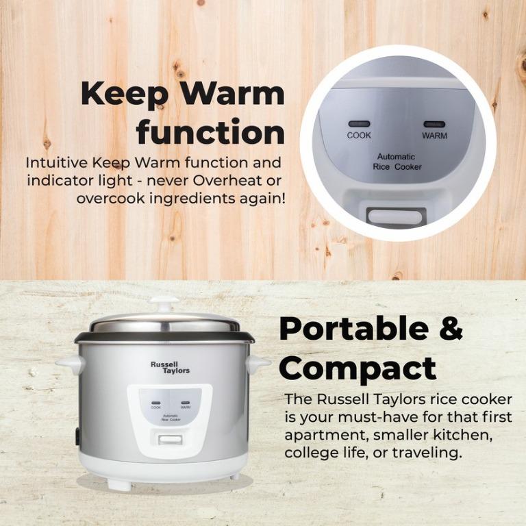 #mustgo Russell Taylors Conventional Rice Cooker 1.8L ERC-18, TV & Home ...