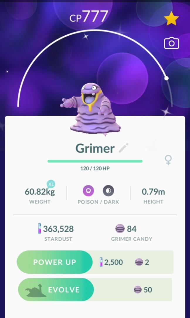 SHINY ALOLAN GRIMER!, Video Gaming, Gaming Accessories, Interactive Gaming Figures on Carousell