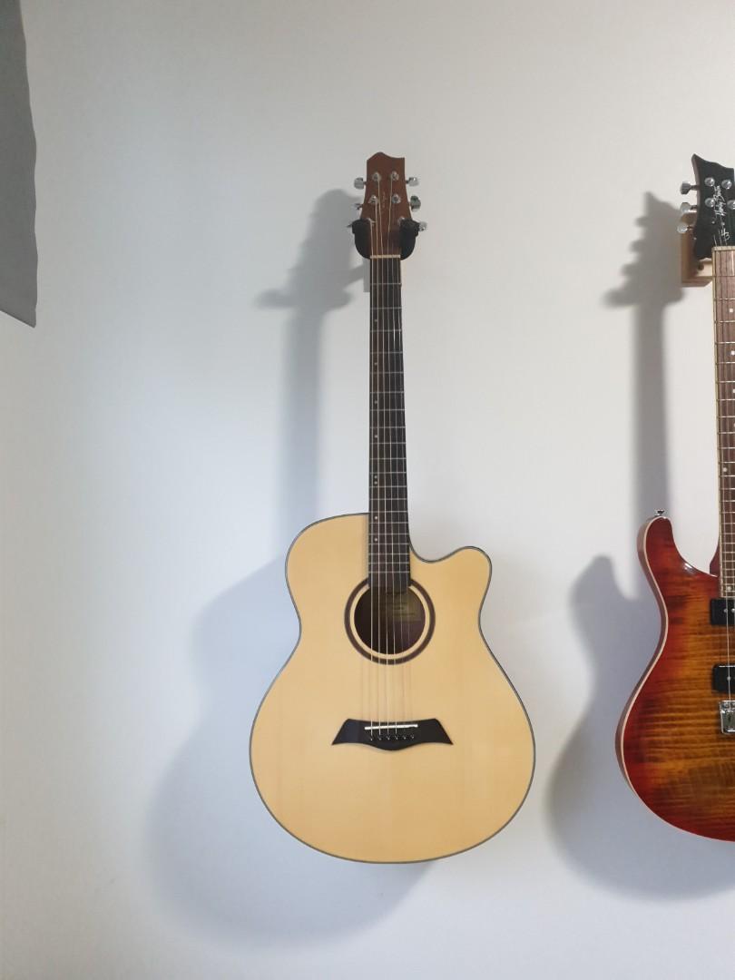 Smiger Acoustic Guitar EN-20-N, Hobbies & Toys, Music & Media, Musical ...