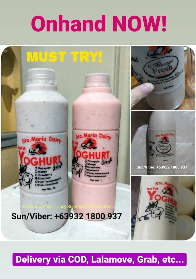 Sta. Maria Dairy Fresh Local Cow's Milk Yogurts! With Lactobacillus and ...