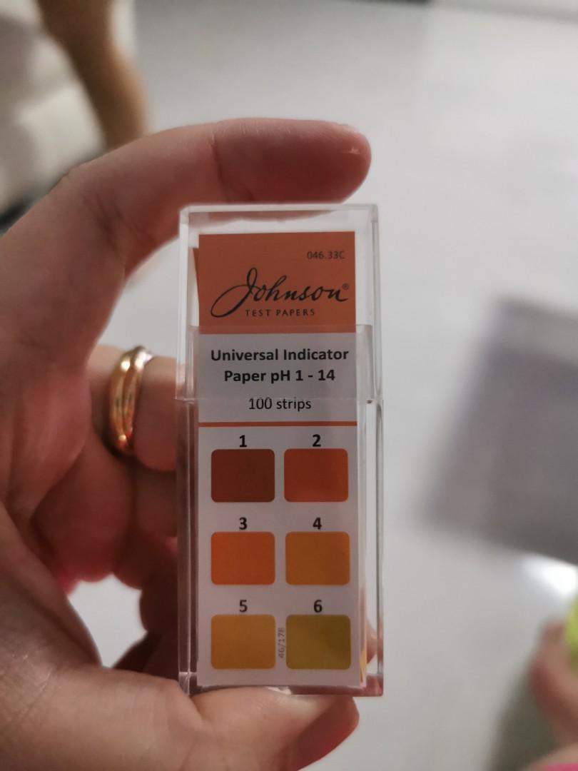 Universal Indicator Paper pH 1-14, Everything Else on Carousell