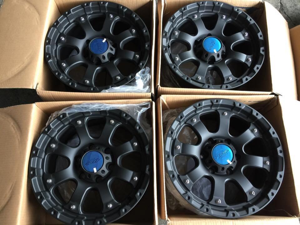17" MB wheels Torque A77 Black mags 6Holes pcd 139, Car Parts ...