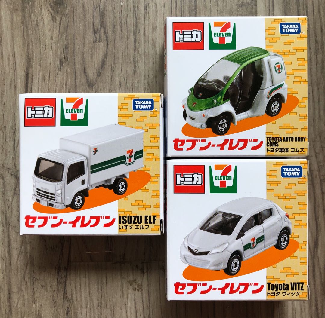 全新 TAKARA TOMY Tomica 車仔 日本 7-Eleven 7-11 別注版 一套三款, 興趣及遊戲, 玩具 & 遊戲類 - Carousell
