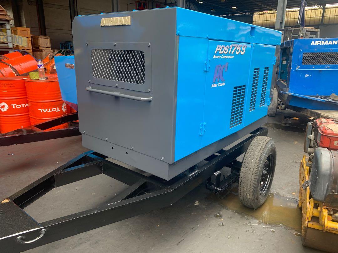 Airman Compressor 175 cfm Japan, Commercial & Industrial, Construction ...