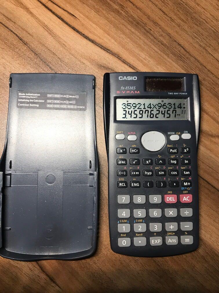 Casio Fx-85MS Scientific Calculator, Books & Stationery, Stationery on ...