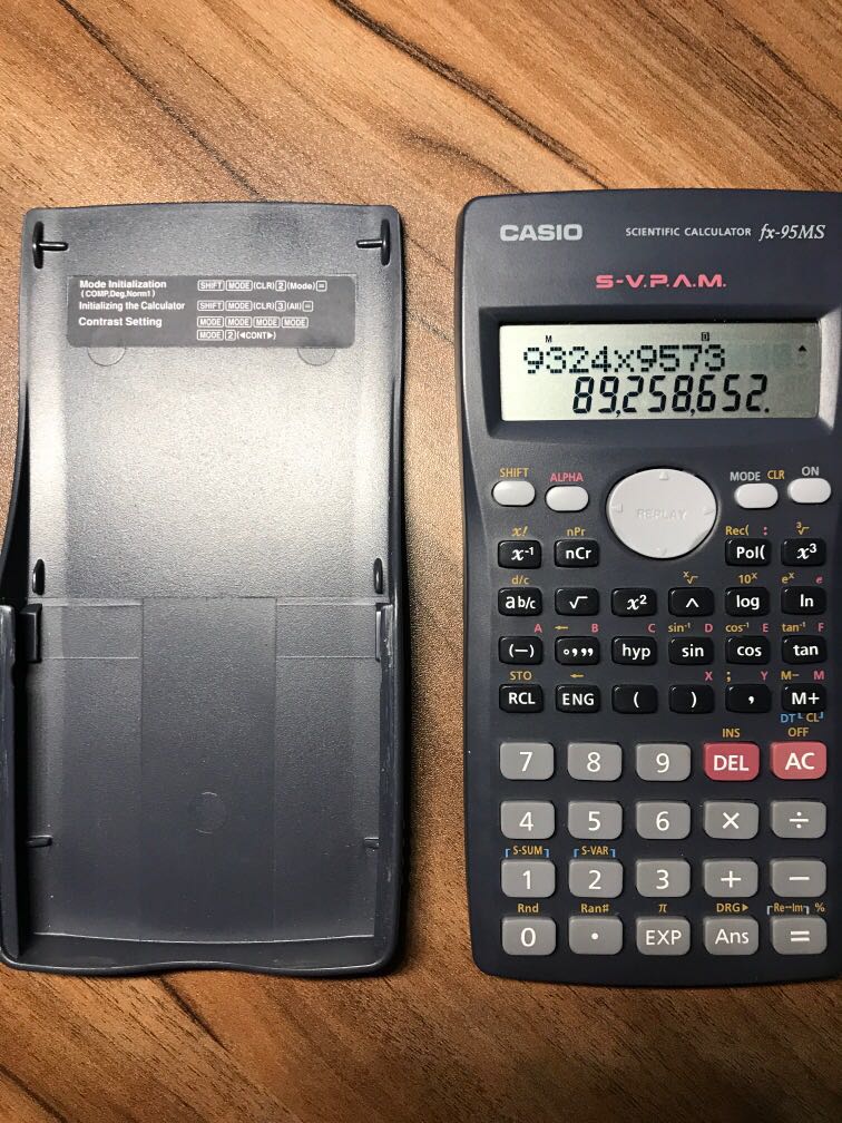 Casio Fx-95MS Scientific Calculator, Hobbies & Toys, Books & Magazines ...